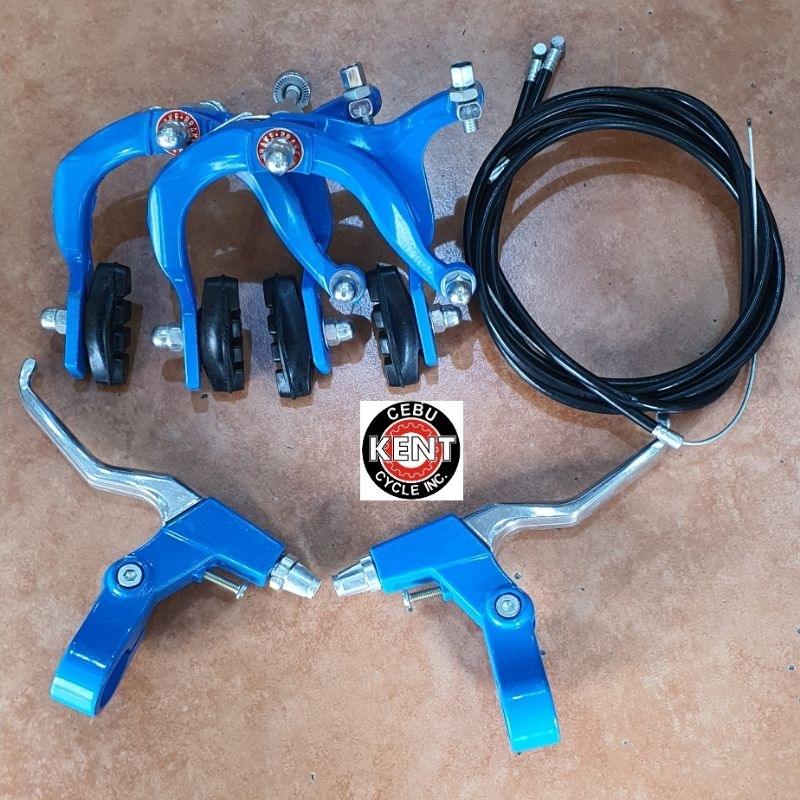 Alloy Bmx Front & Rear Caliper Brake set w lever & cable | Shopee ...