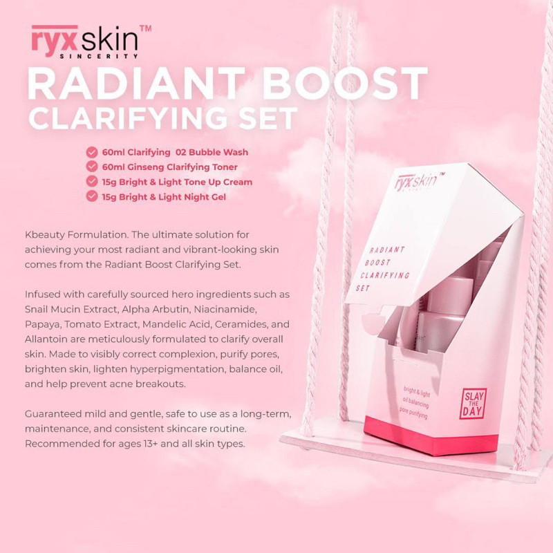 RYX Radiant Boost Set | Shopee Philippines