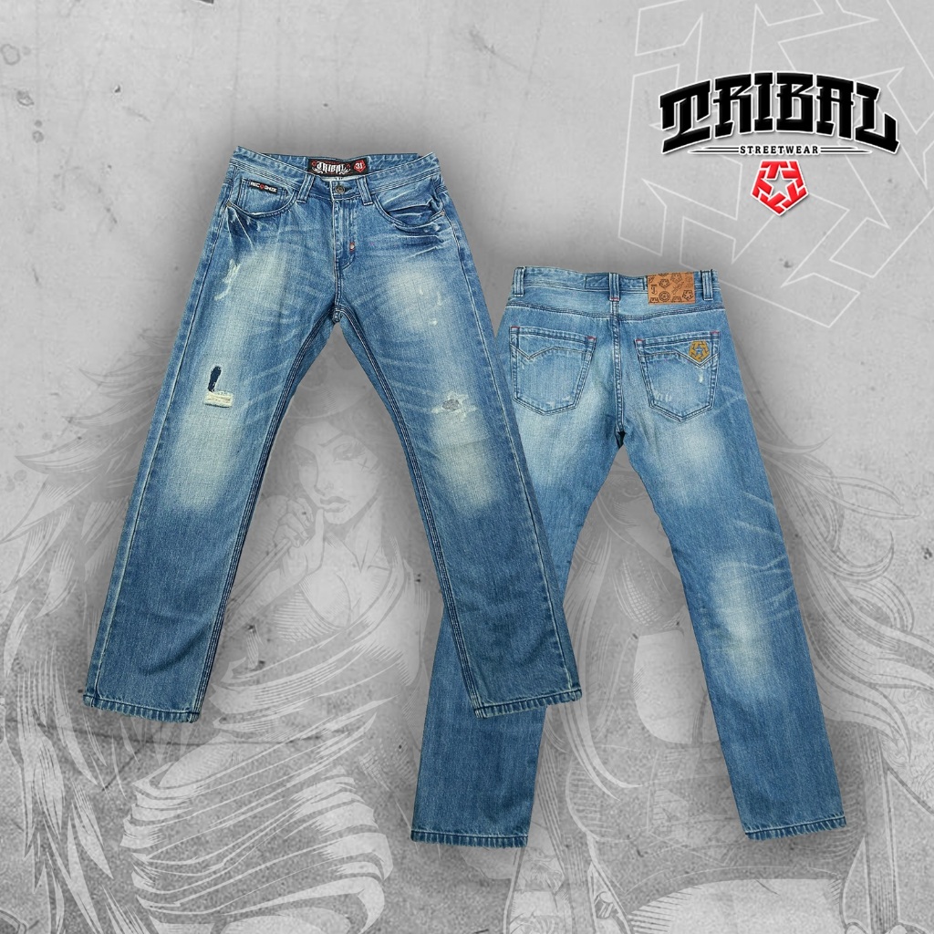 Tribal Men's Denim Pants | Shopee Philippines