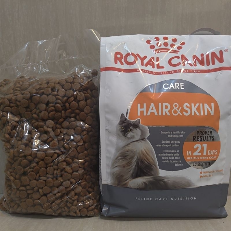 Royal Canin Hair And Skin Cat Food 1 Kilogram Repack | Shopee Philippines