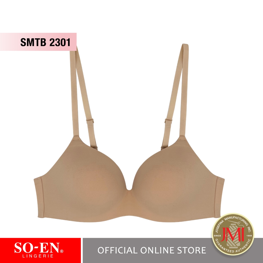 SO-EN Jiya Seamless Bonded T-shirt Bra | Shopee Philippines