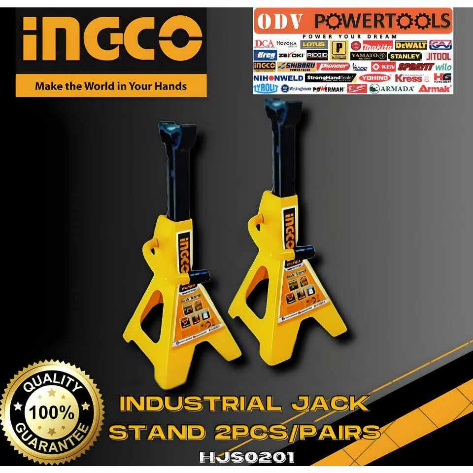 Ingco HJS0201 2tons Industrial Jack Stand ~ ODV POWERTOOLS | Shopee ...