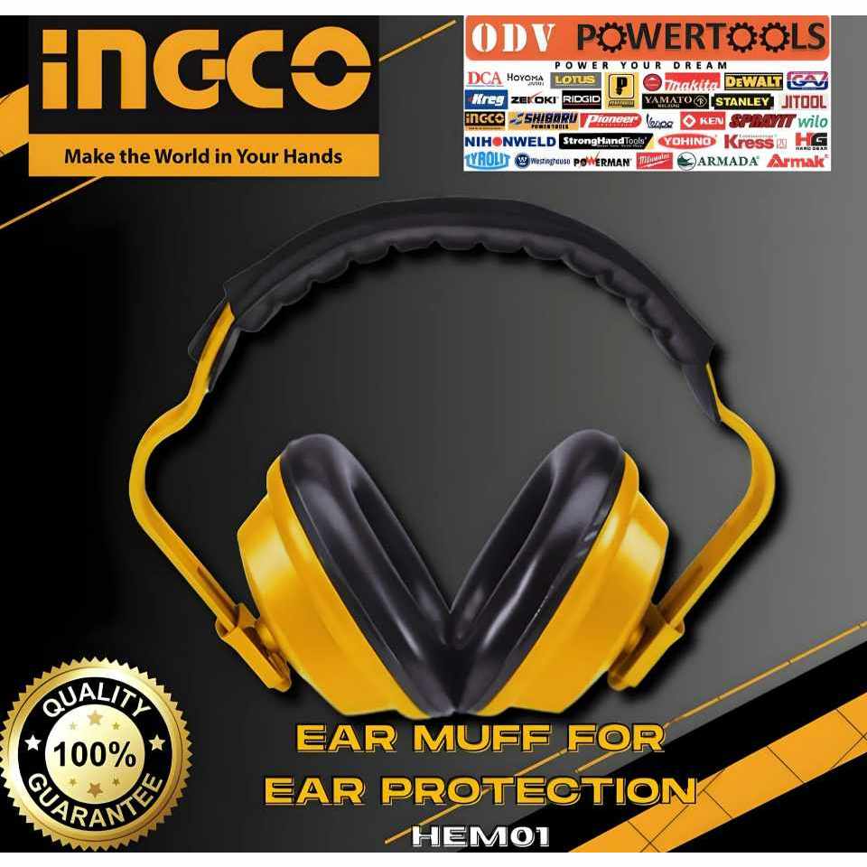 Ingco HEM01 24db Ear Muff ~ ODV POWERTOOLS | Shopee Philippines