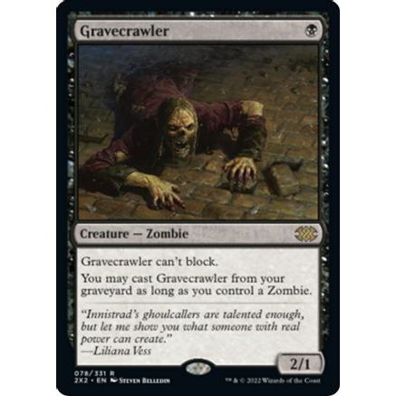 Gravecrawler - Double Masters 2022 (2X2) MTG | Shopee Philippines