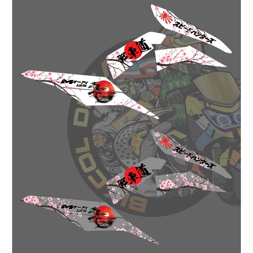 mio i 125 sakura decals bikcol decals | Shopee Philippines