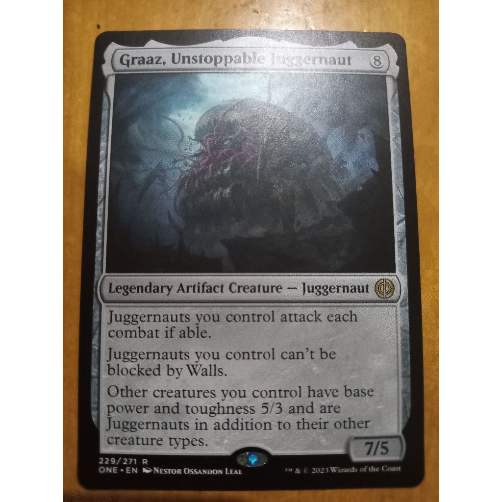 MTG Graaz, Unstoppable Juggernaut Rare Phyrexia All Will Be One ONE ...