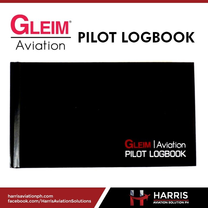 Gleim Pilot Logbook (Black) | Shopee Philippines
