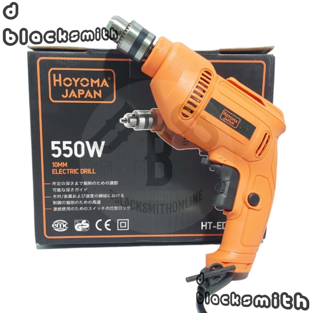 Original Hoyoma Japan Electric Drill 550W 10mm HT-ED550 | Shopee ...