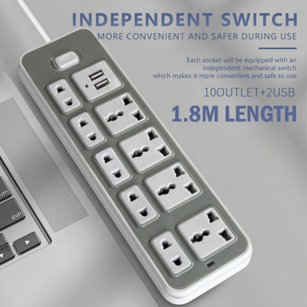 Original Heavy MultiFunction Socket Plug Universal Socket Power Strip ...