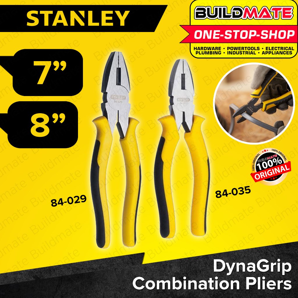 Stanley Dyna Grip Combination Pliers Plier 7"/8" SHT | Shopee Philippines