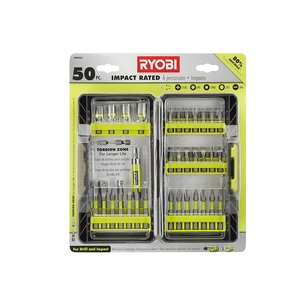 RYOBI 50 PC. Impact Drive Bit Set | Shopee Philippines