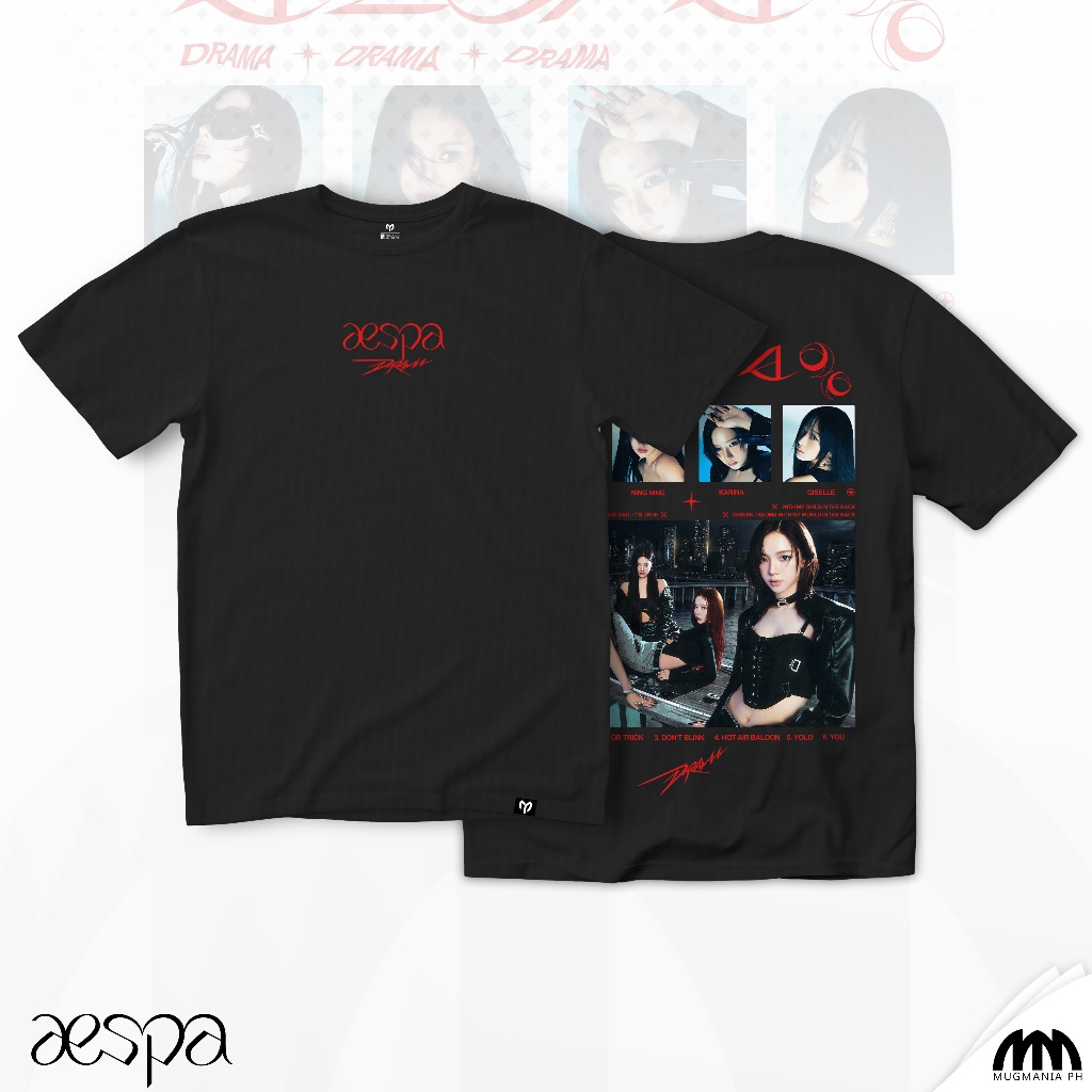 Aespa Shirt - Mugmania - Aespa Members T-shirt - Unisex | Shopee ...