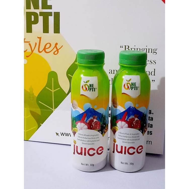 2 Bottles ONE OPTI HERBAL JUICE 100% Original | Shopee Philippines