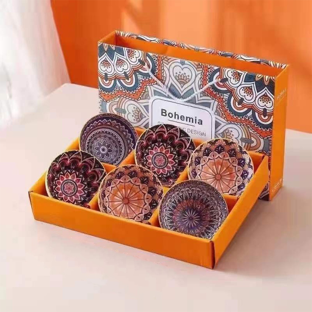 Best gift,Bohemian Bowl Ceramic Birthday Christmas Wedding Gift Set ...