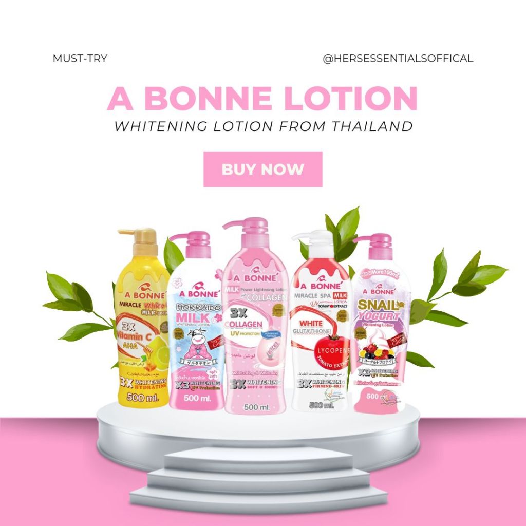 A bonne Abonne Lotion Collagen Milk/Tomato Gluta 500ml | Shopee Philippines