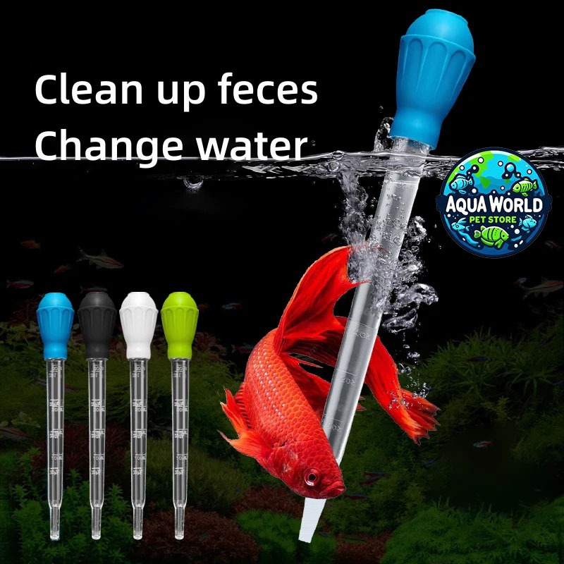 Supply Tube Aquarium Clean Tool Pipette Fish Tank Siphon Pump Water ...