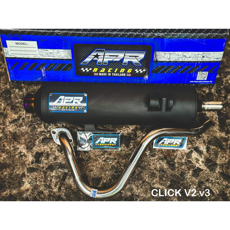 APR Racing (Made in Thailand) Pipe for Click 125 V1-V3, Click 150, ADV ...