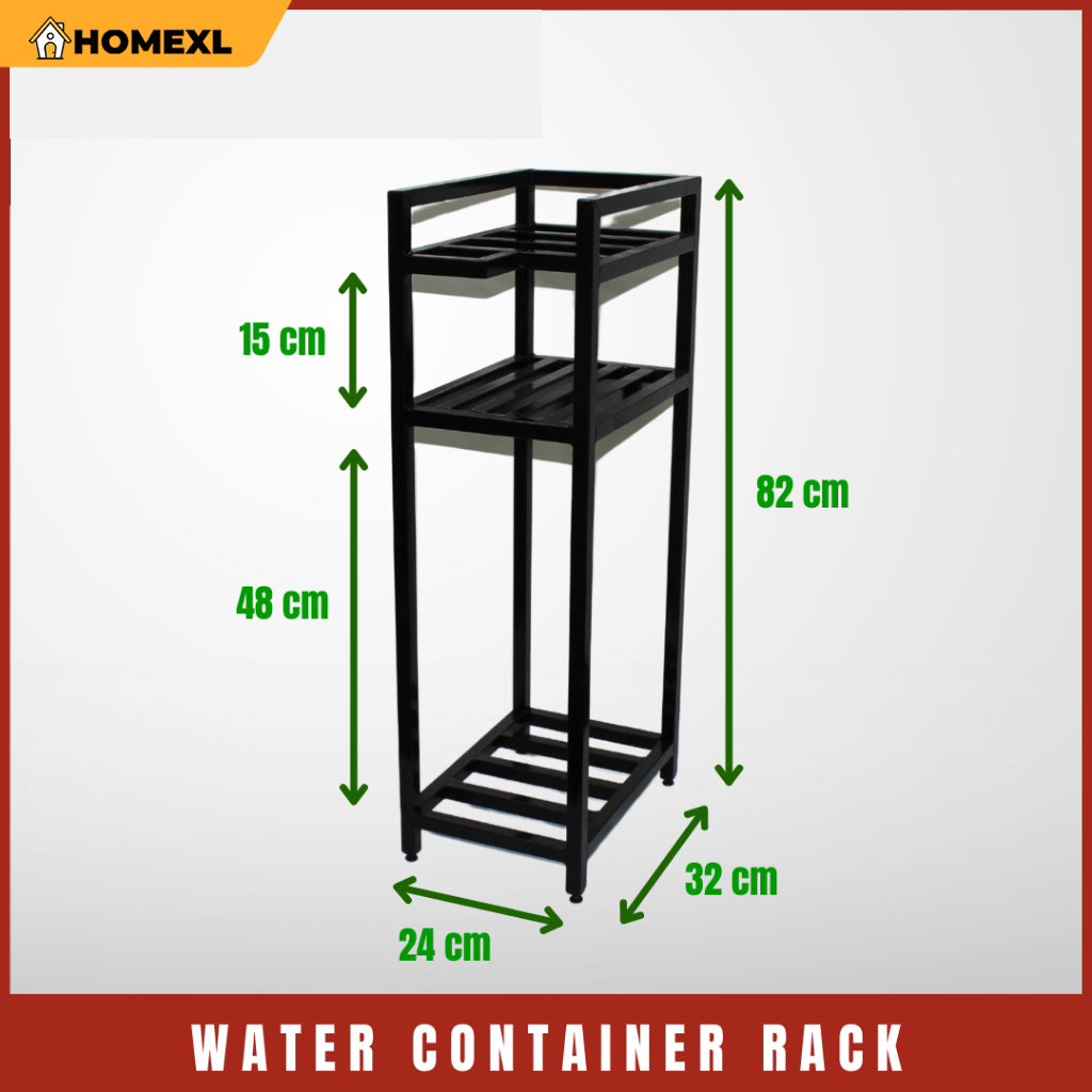 HOMEXL Water Gallon Rack/ Water Container Rack With Cup Specific Layer ...