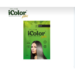 Icolor Shampoo in Hair Color (Black) | Shopee Philippines