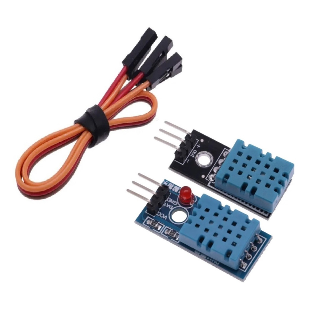 DHT11 Module Temperature and Relative Humidity Sensor with Cable for ...