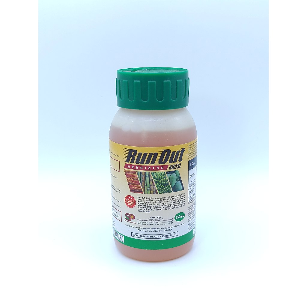 S&P RUN OUT 480 SL HERBICIDE SIMILAR TO GRASS ZERO / ROUND UP (250mL ...