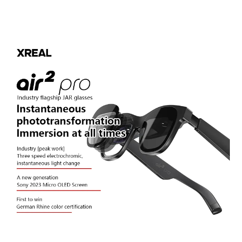 XREAL Air 2 Pro AR Glasses, The Ultimate Wearable Display with 3-Level ...