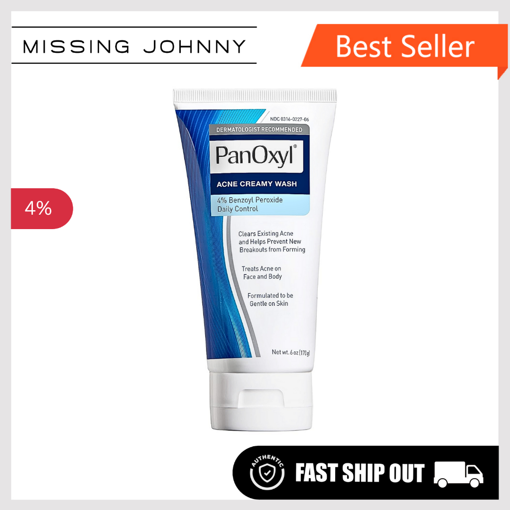 Panoxyl Acne Creamy Wash 4 Benzoyl Peroxide 6oz Shopee Philippines