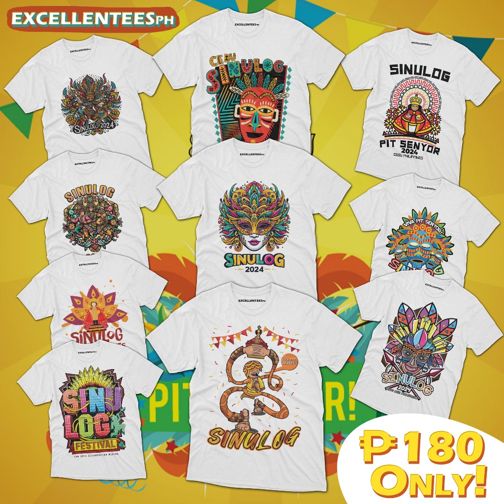 Sinulog Cebu City Tshirt Viva Pit Senyor Sugbu Festival Unisex Fashion ...