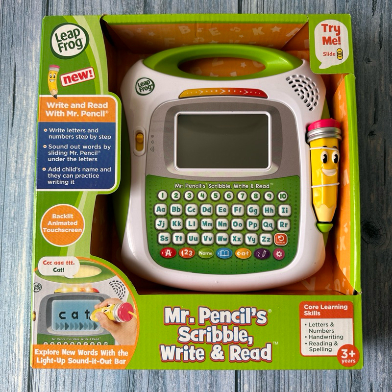 LeapFrog Mr Pencil's Scribble, Write and Read, Green **Newer Model ...