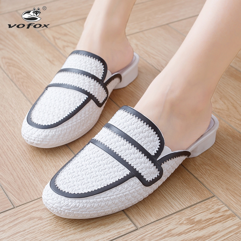 【HHS】 VOFOX Korean Fashion trending half shoes loafer women sandals ...
