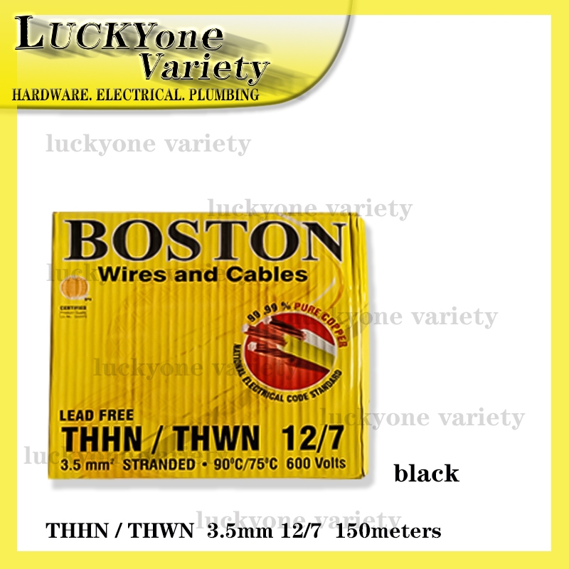 Electrical Stranded Wire Original Boston THHN/THWN 14/7, 12/7, 10/7, 8/ ...