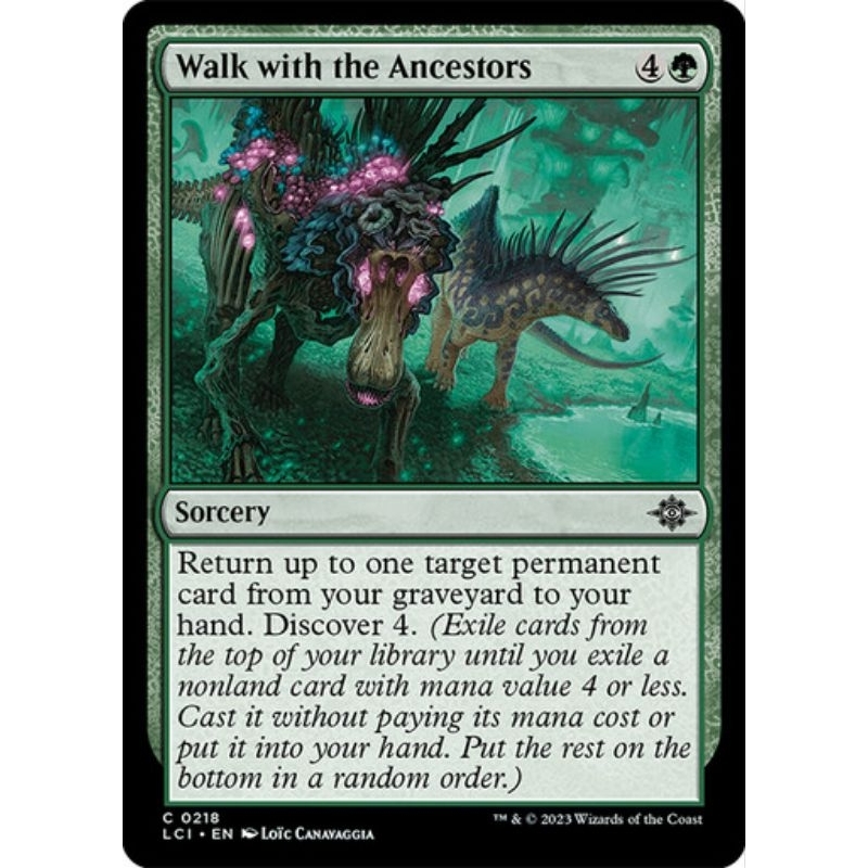 Walk with the Ancestors - LCI - Common - MTG Cards (WotC) | Shopee ...