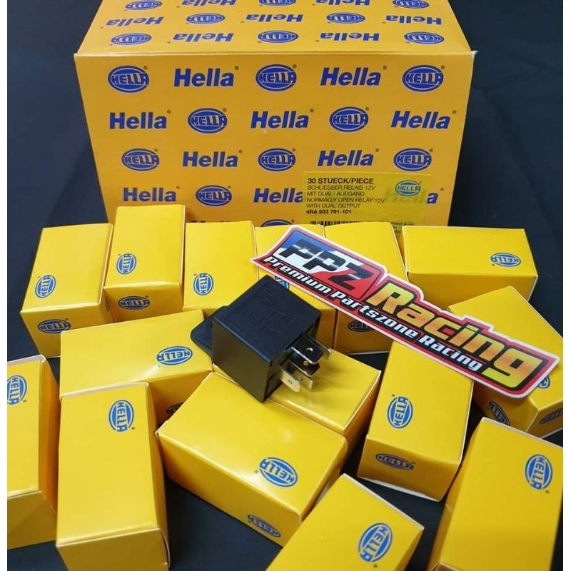 HELLA RELAY 5-PIN 30A 12V DUAL OUTPUT | Shopee Philippines