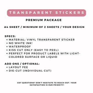 CUSTOM STICKERS - Any Size to Fit A4 Sticker Sheet (Vinyl - Sticker ...