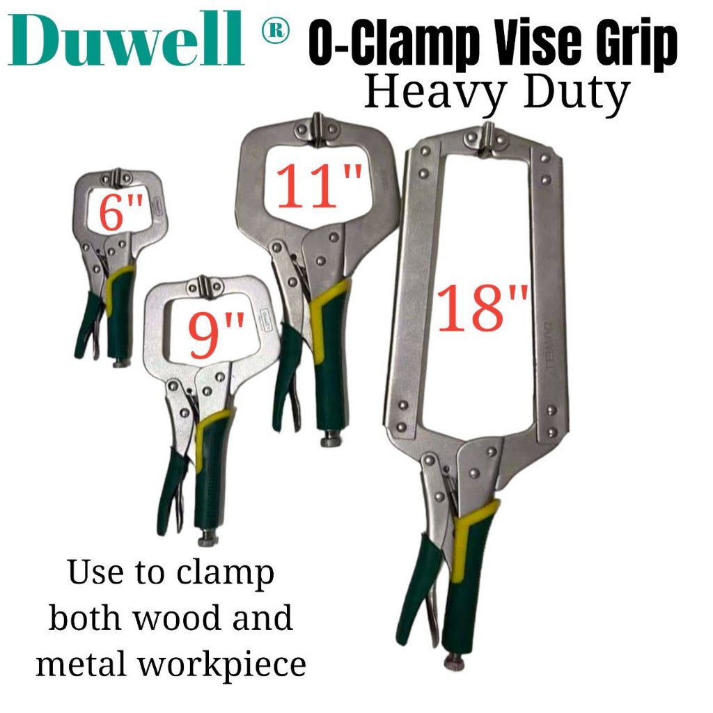 Duwell C-clamp Vice grip Multifunction Heavy duty High Quality Cod by ...