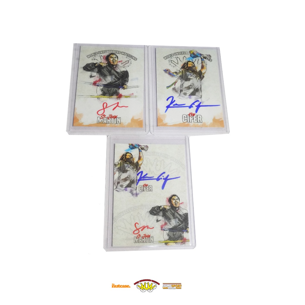 WUW TAG TEAM CARDS-DUAL AUTO SJM-KEN CIFER | Shopee Philippines