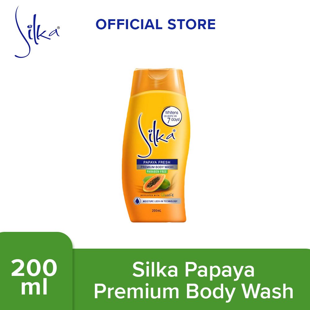 Silka Papaya Fresh Body Wash 200mL | Shopee Philippines