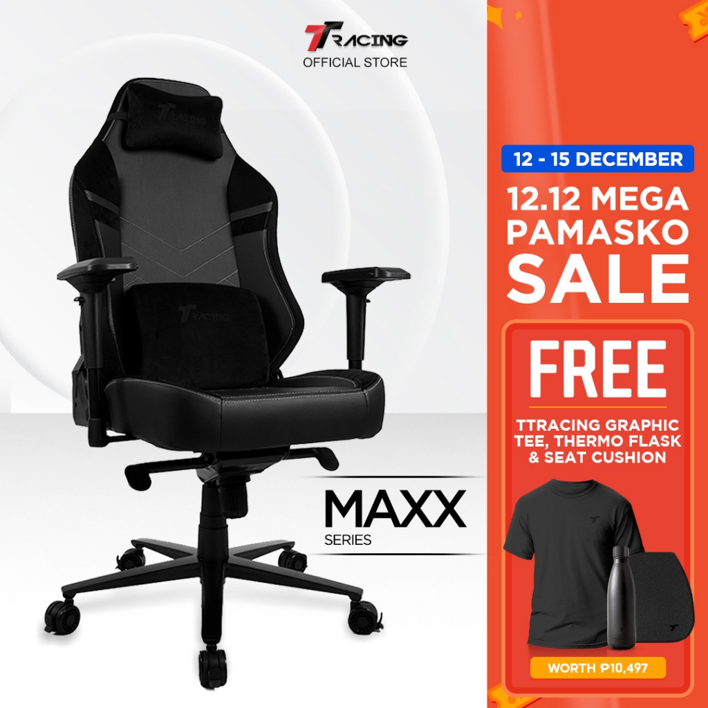TTRacing Maxx - Gaming Chair Ergonomic Home Office Chair Computer Chair ...