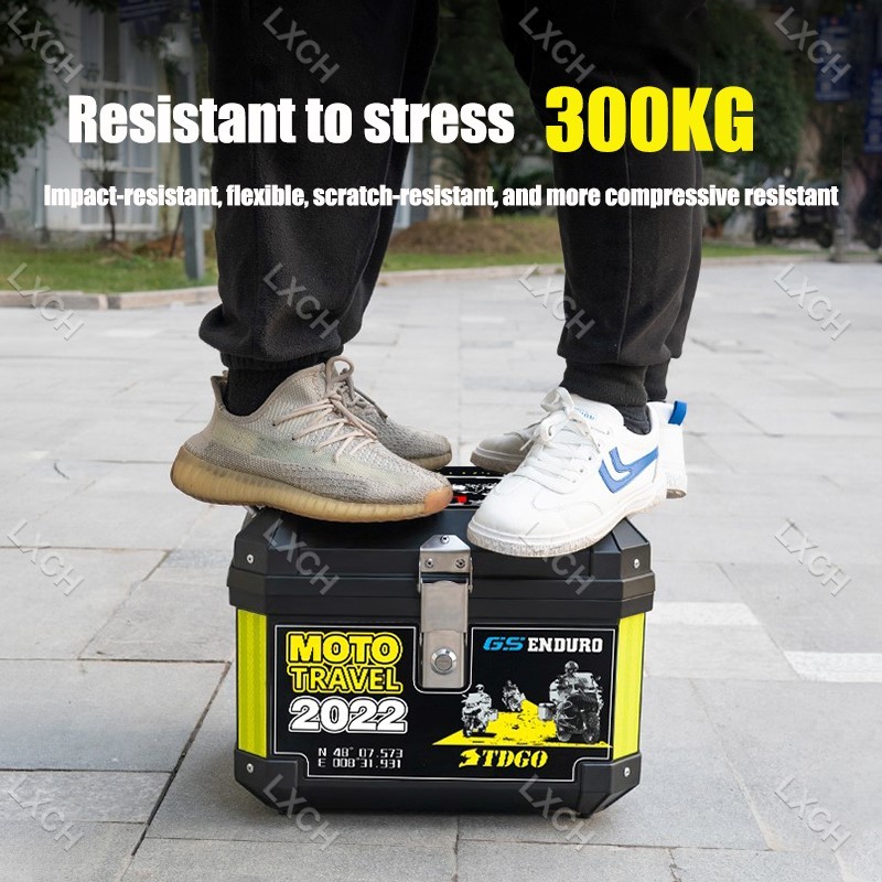 50/62L Motorcycle Top Box Motorcycle Compartment universal motorcycle ...