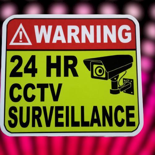 24 hr CCTV Surveillance sign | Shopee Philippines