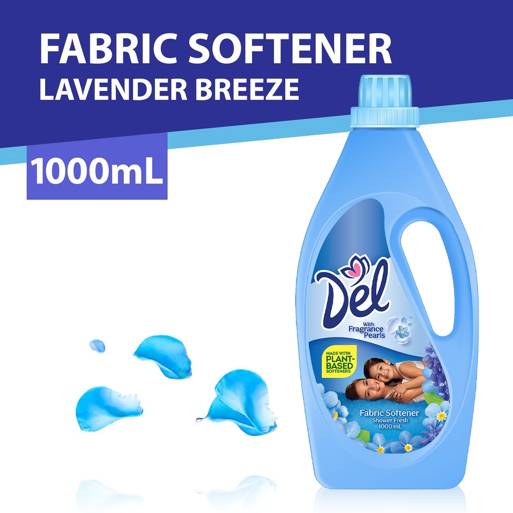 Del Shower Fresh Fabric Softener (1000 mL) | Shopee Philippines