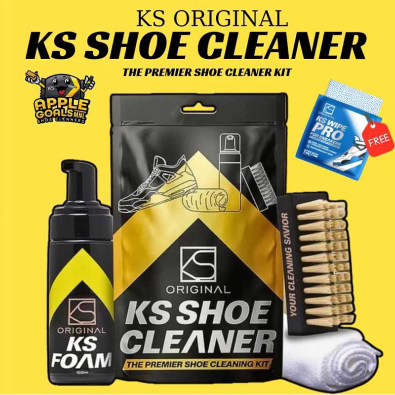KS Original KS Shoe Cleaner Set Ks Foam Premium All Types Sneakers ...