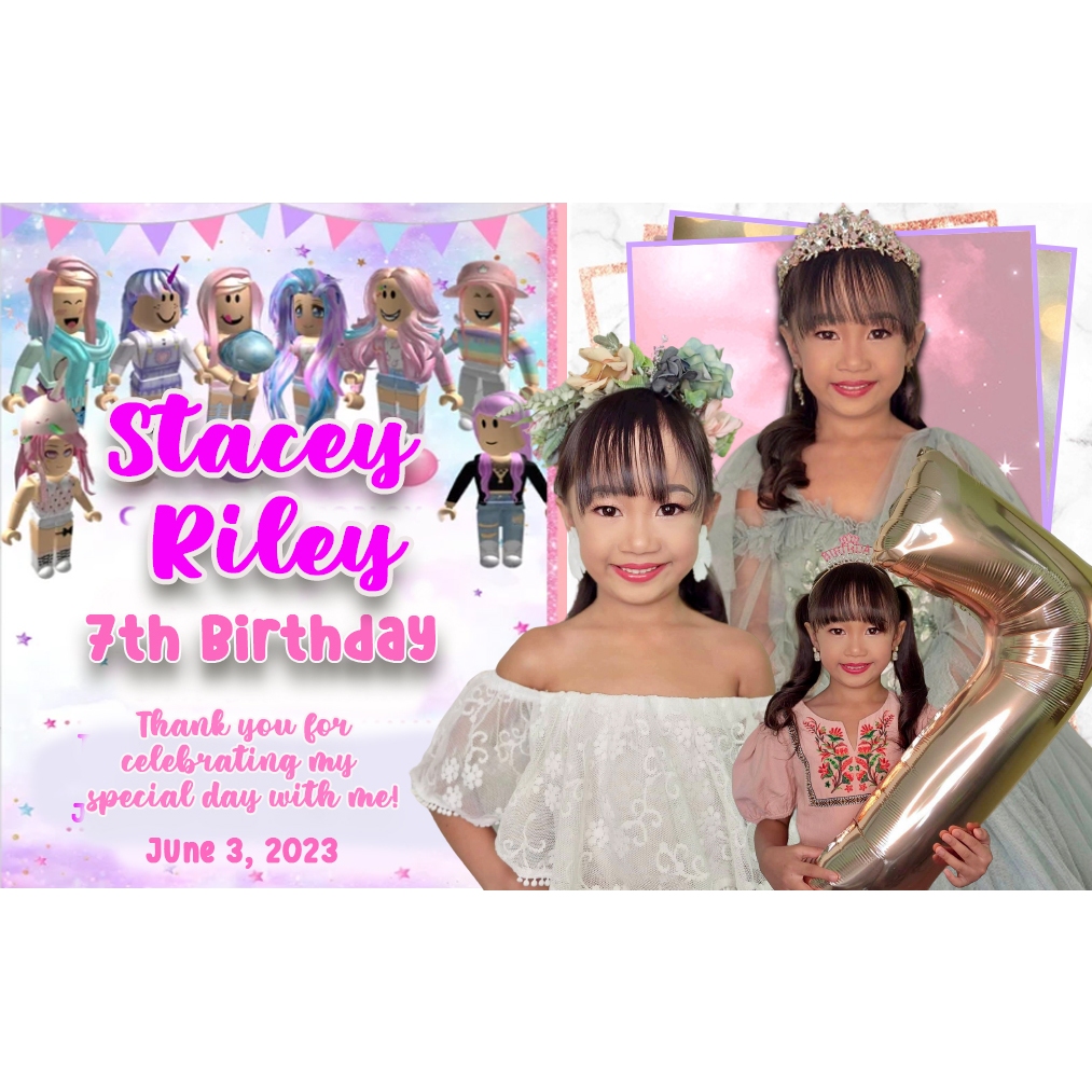 ROBLOX CHRISTENING OR BIRTHDAY REF MAGNET SOUVENIRS AND GIVEAWAYS ...