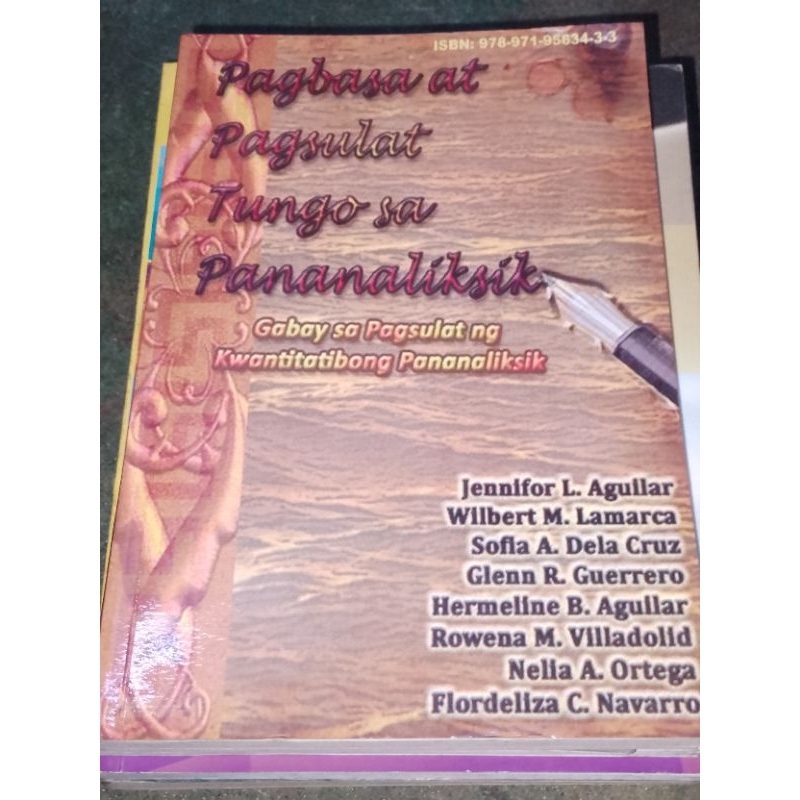 PAGBASA at PAGSULAT Tungo sa pananaliksik (use | Shopee Philippines