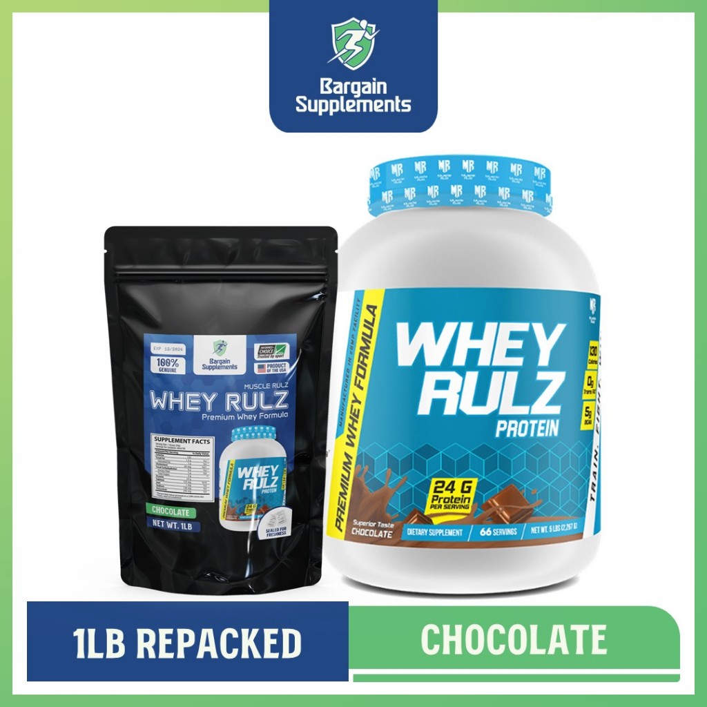 REPACKED | Muscle Rulz Whey Rulz Premium Whey Protein Formula - 1lb ...