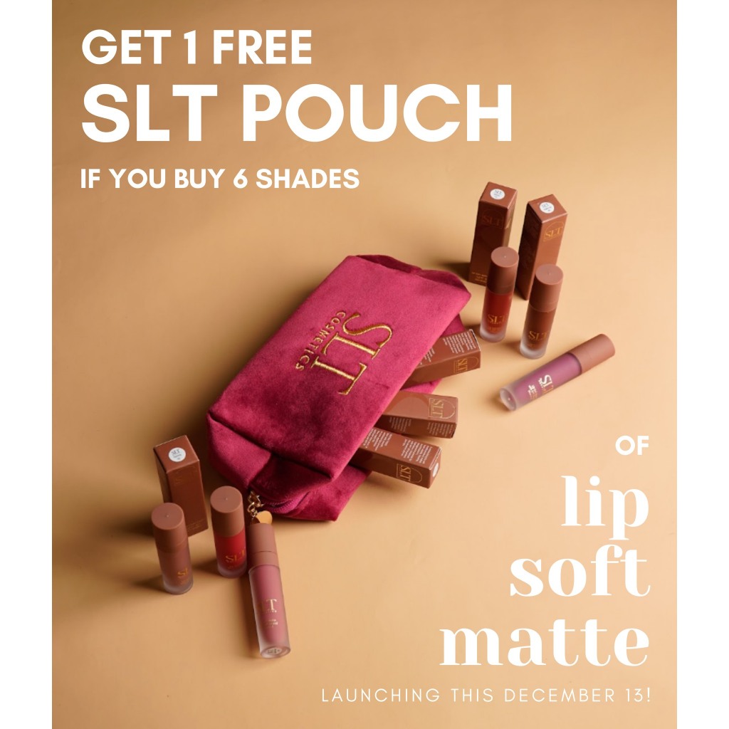 LIP SOFT MATTE with SPF 30 and VITAMIN E by SLT Cosmetics + FREE POUCH ...