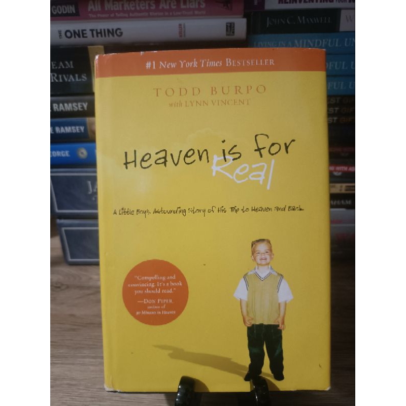 HEAVEN IS FOR REAL by TODD BURPO (HARDCOVER) | Shopee Philippines