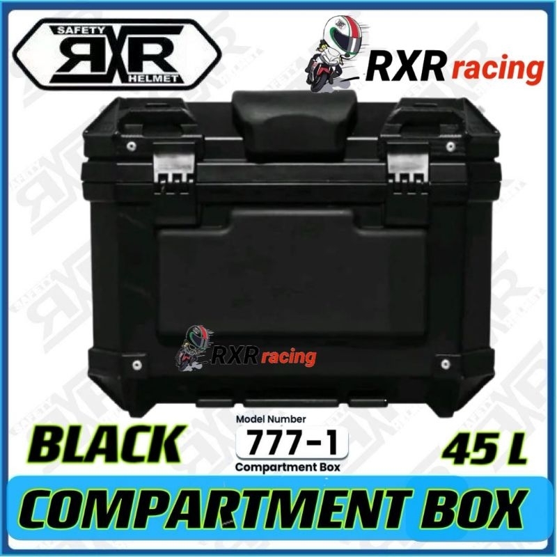 Compartment Box Helmet Box TOP BOX With Back Cushion For Motorcycle 45 ...