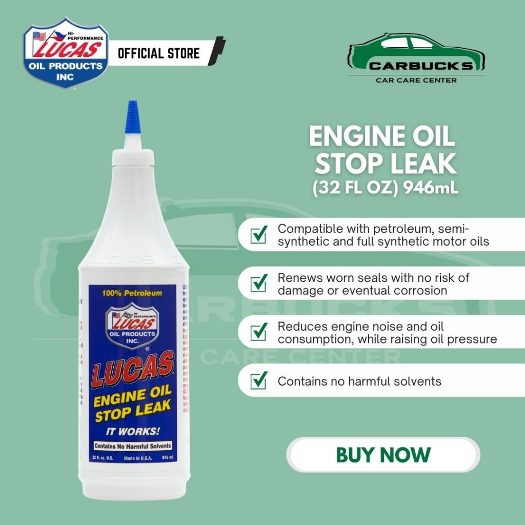 [10278] Lucas Engine Oil Stop Leak | Shopee Philippines