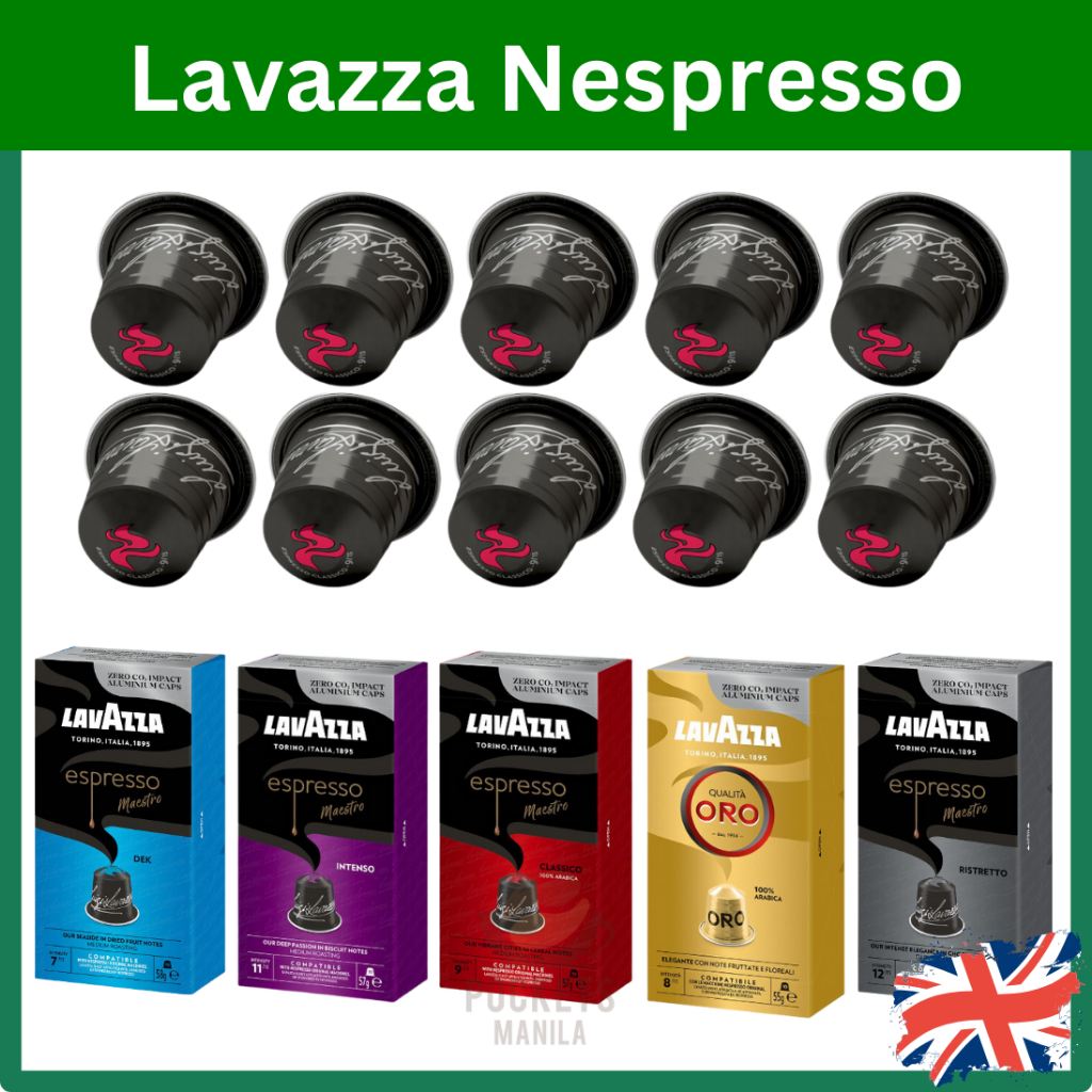 Lavazza Nespresso Compatible | 10 Capsules | Shopee Philippines